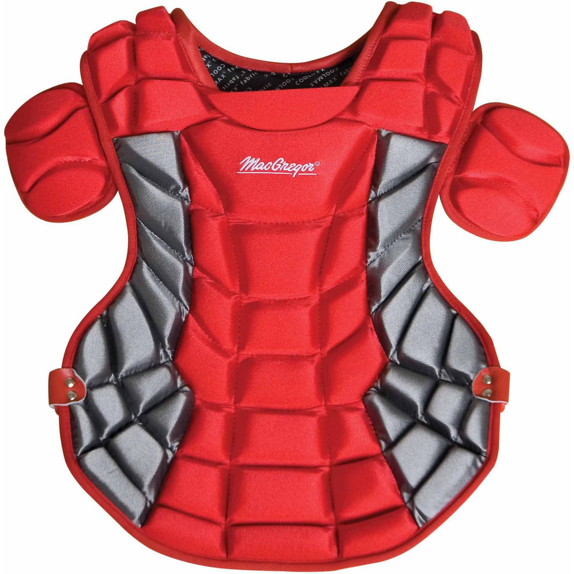 MacGregor Varsity Chest Protector, Scarlet - Walmart.com - Walmart.com