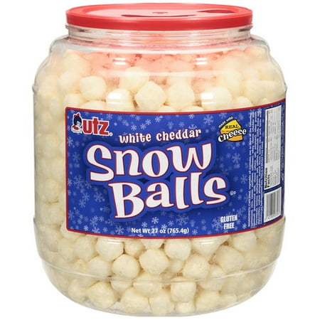 Utz 27 Oz White Ched Cheese Balls - Walmart.com
