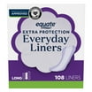 Equate Extra Protection Everyday Liners, Size Long (108 Count) HSA/FSA ...