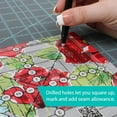 Creative Grids 9-1/2in Square It Up or Fussy Cut Square Quilt Ruler ...