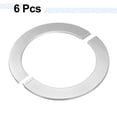 Uxcell 6pcs Wall Split Flange 4.49" Stainless Steel Self Adhesive Wall ...