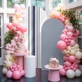 6FT Arch Backdrop Covers, Blue Vertical Striped Wedding Arch Cover ...