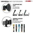 5 Core Mic Stand Floor Height Adjustable Tripod Microphone Stands w ...