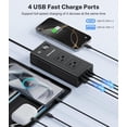 AeternaSol 200W Car Power Inverter DC 12V to 110V AC, Compact Cigarette ...