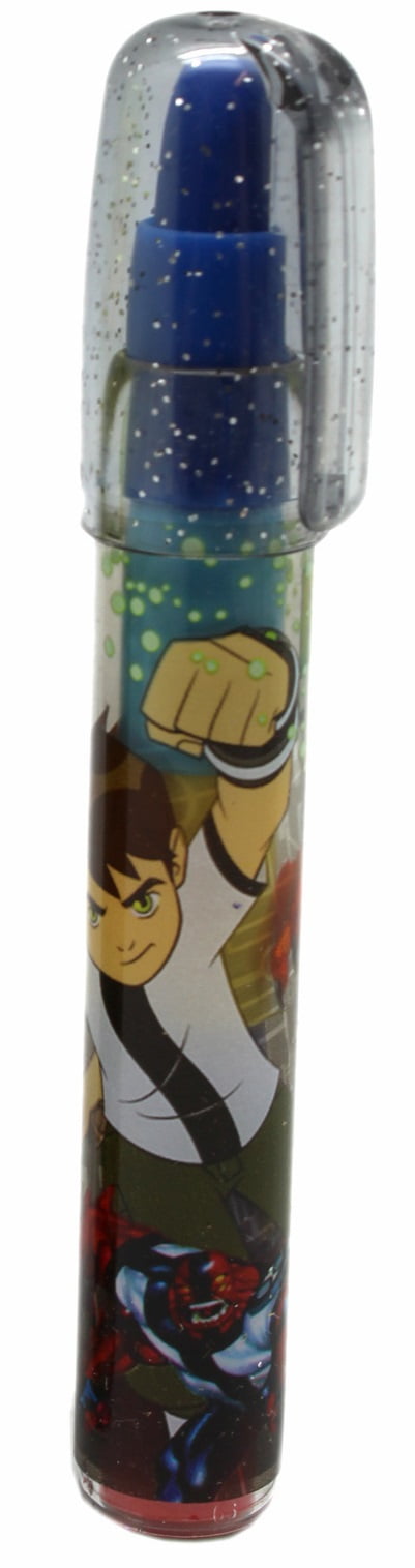 Ben 10 Clear Glittery Case Eraser Cartridge Pen - Walmart.com