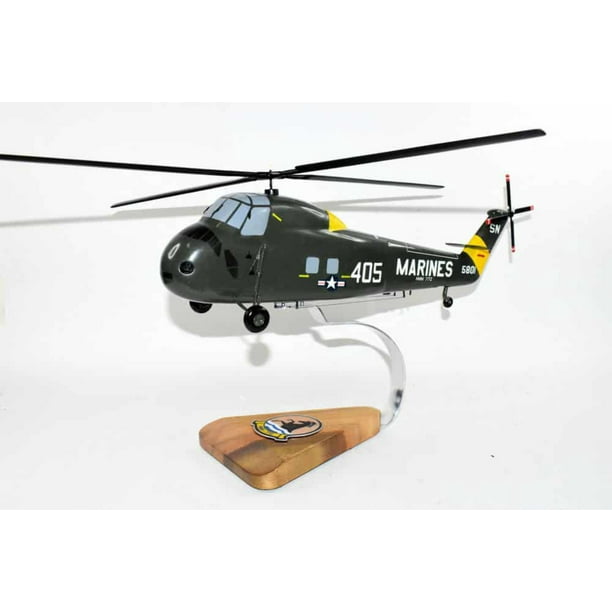 HMM-772 Hustlers H-34 Model, Mahogany Scale Model - Walmart.com