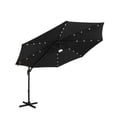 Blue Wave Santiago II 10-ft Octagon Cantilever Umbrella with LED Lights ...