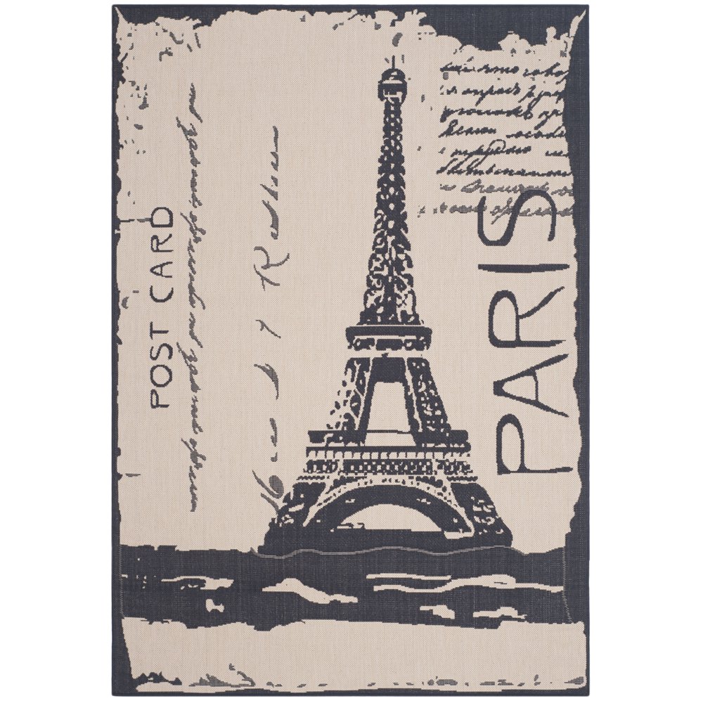Safavieh Courtyard Paris Eiffel Tower Indoor/Outdoor Area Rug - Walmart ...