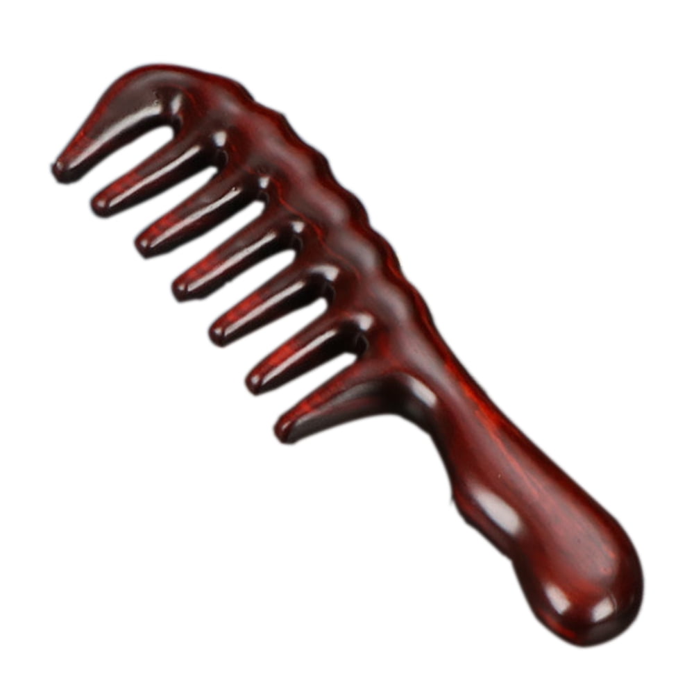 Green sandalwood comb Home comb Head massage comb Wide tooth comb ...