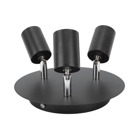 Ceiling Spotlight Holder, 3 Head Rotating Lamp Base 85-265V Easy ...