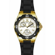 Invicta Women's Angel Watch - Gold-Tone - Black - Black Polyurethane ...