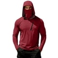 BRANROY Men's Solid Color Sun Hoodie - UPF50+ UV Protection Long Sleeve ...