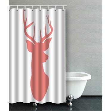 ARTJIA Modern Arrow Fletching Pattern Mustard Yellow Bathroom Shower ...