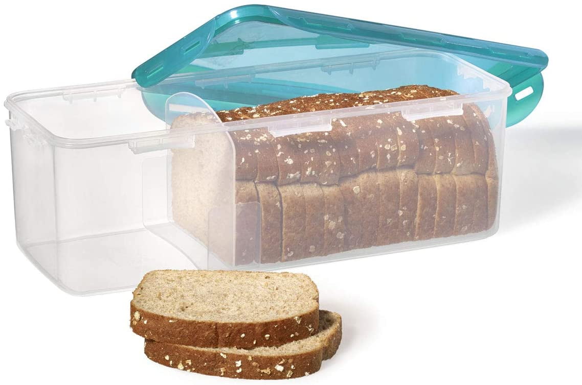 SHIQI-LocknLock Plastic Bread Container - Removable Divider - 169oz/5L ...