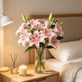 Artificial Flowers Fake Floral for Indoor Home Decor Outdoor Party ...