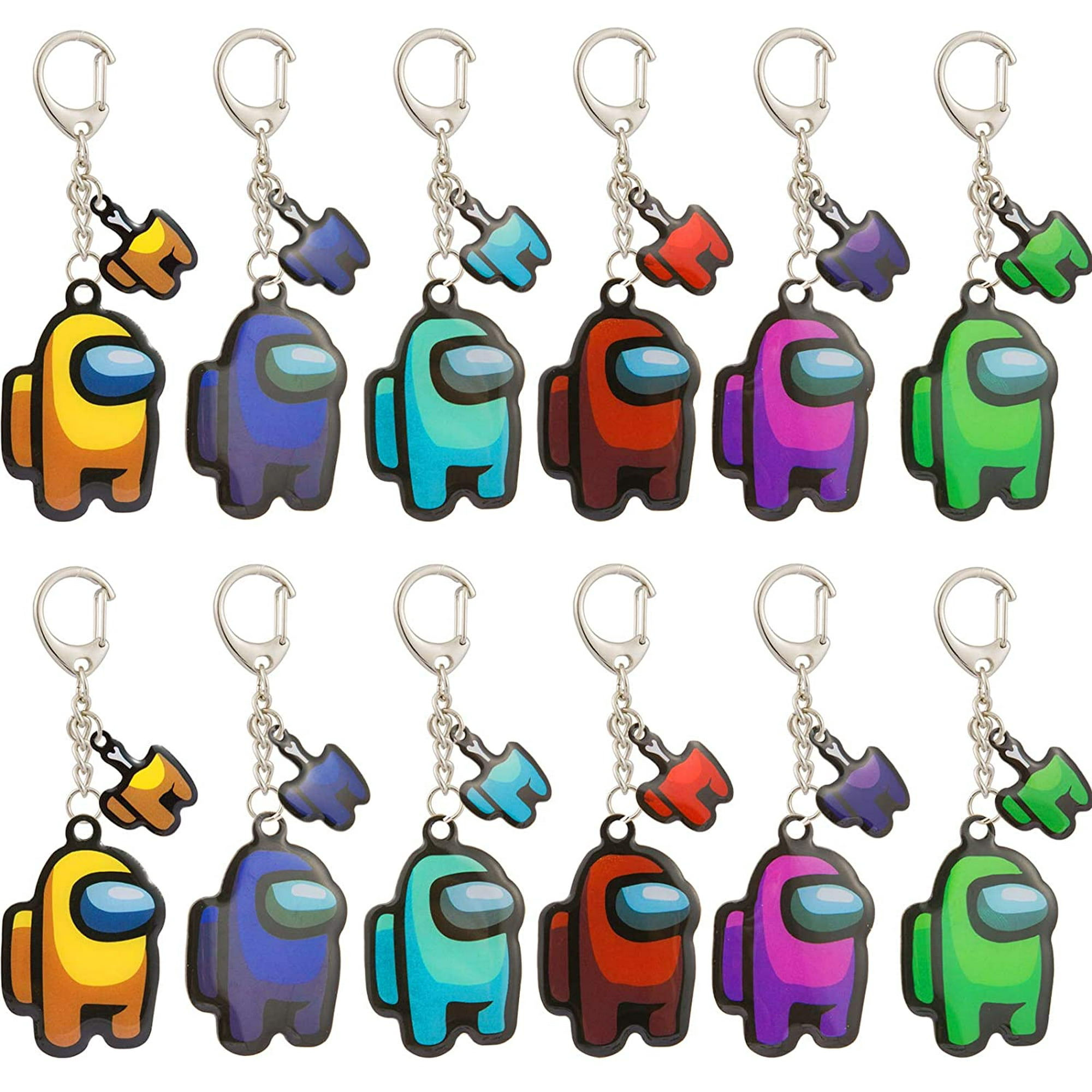 Click here for Yayug 12pcs Crewmate Game Keychains For Among Us G... prices
