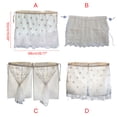Cotton Vehicle Window Drape Auto Window Screen Embroidery Flower Car ...