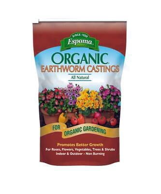 Espoma Earthworm Castings Organic Everything that Grows Fertilizer 4 qt ...