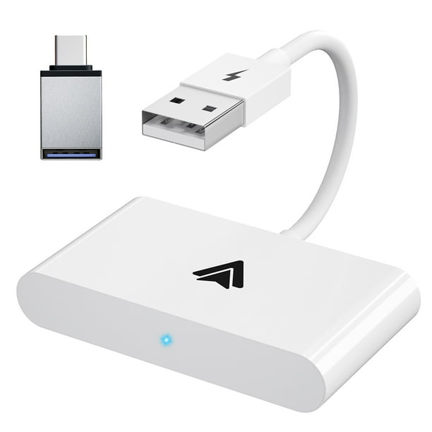 Dongle Inalámbrico Carplay Adaptador para automóvil USB-C con cable a ...