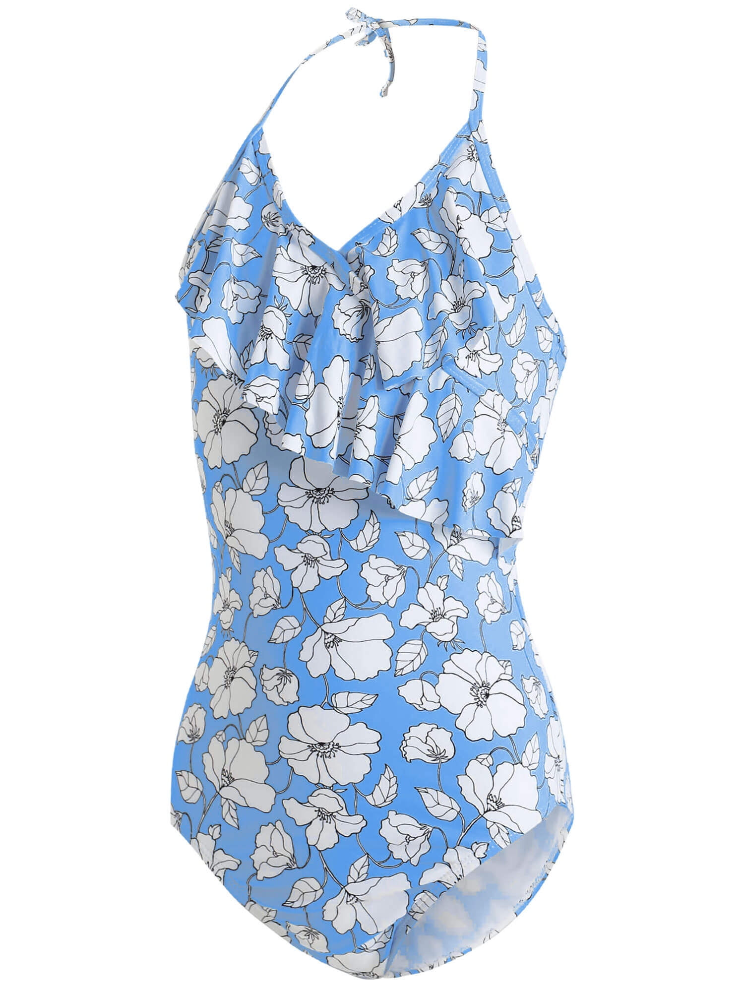 As Rose Rich Girls Swimsuit Ruffle One Piece Bathing Suits UPF50+, 14 ...