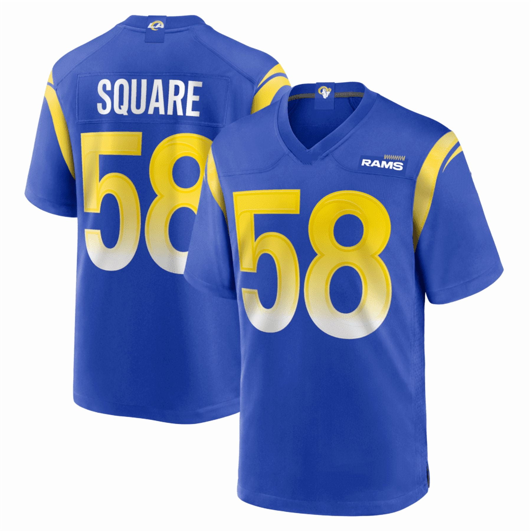 Camiseta de fútbol americano para adultos de #58 DeAndre Square para ...