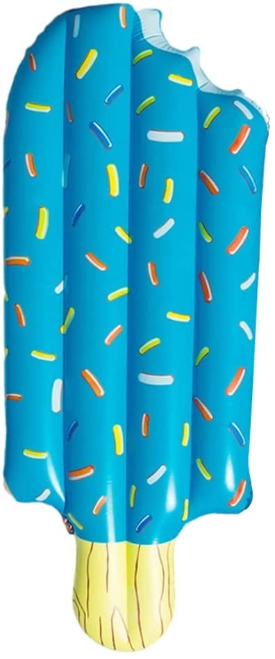 Inflatable Pool Float, Popsicle Shape Swimming Pool Float Bed, Ice ...