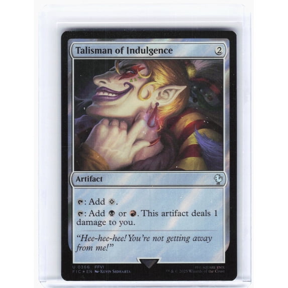 Commander: FINAL FANTASY Talisman of Indulgence (Surge Foil) Foil ...