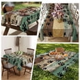 Cute Animal Footprints on Wood Plank Table Cloth 60x84in, Waterproof ...