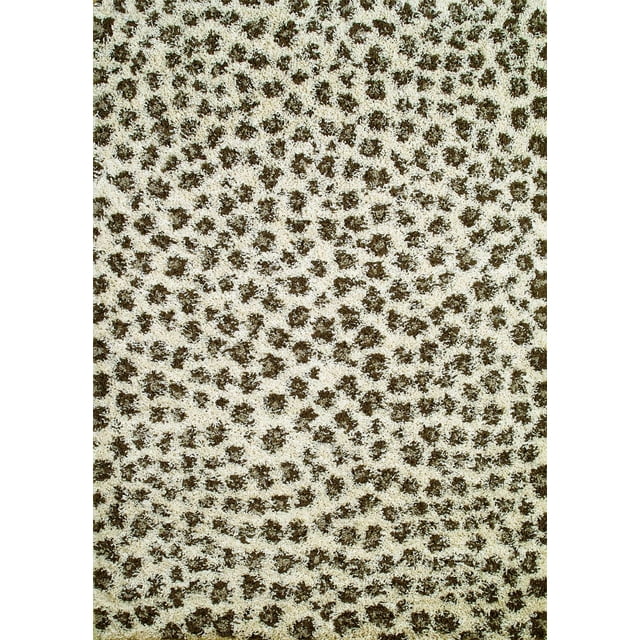 Concord Global Trading Shaggy Collection Leopard Area Rug - Walmart.com