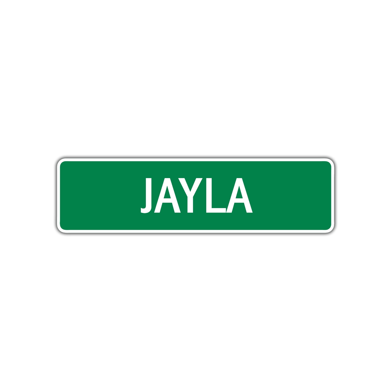 Jayla Girls Children Name Letter Printed Label Indoor Outdoor Wall ...