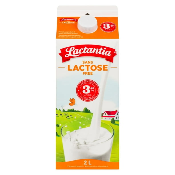 Lactantia Lactose Free Milk 3.25% Homogenized, 2L - Walmart.ca