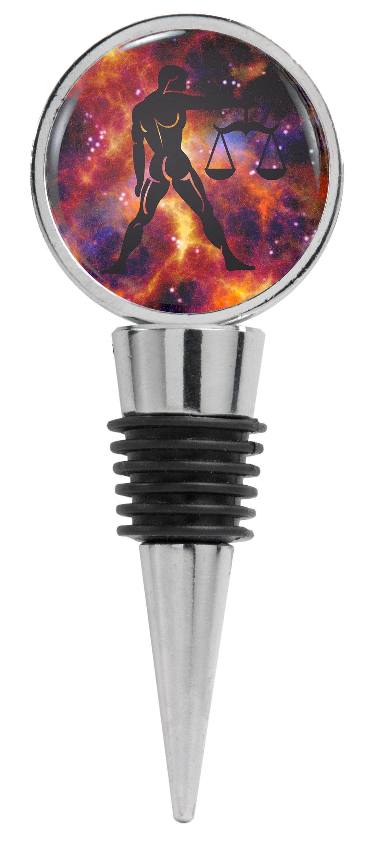 Libra Scales Zodiac Illustration with Stars Wine Stopper - Walmart.com