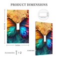 Junzan Vibrant Rainbow Butterfly A for Electrical Outlet Covers, 5" x 3 ...