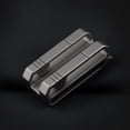 Fashion Men's Business Genuine Leather Belt Buckle Clip Double Holes ...