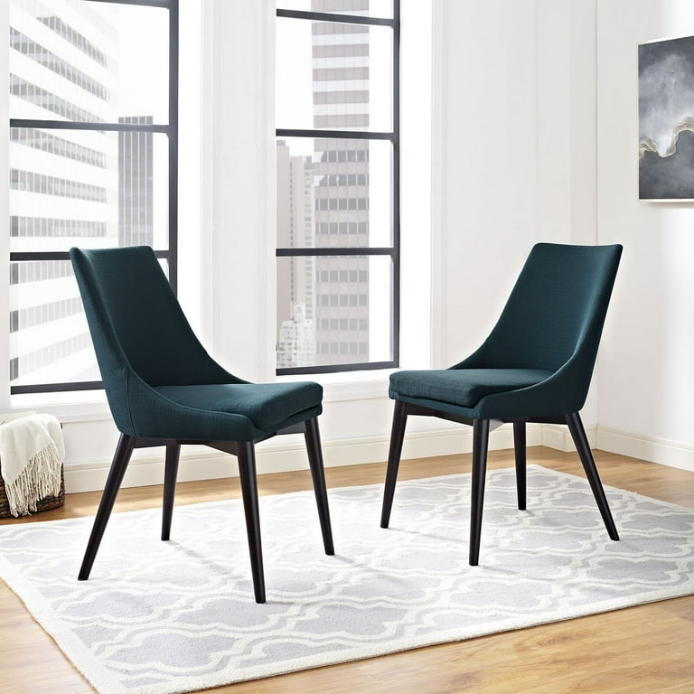 Carlton wood leg on sale upholstered dining chair