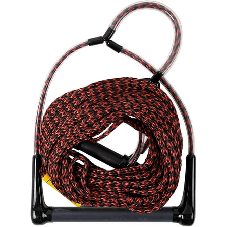 75 FT Wakeboarding Rope with Double Soft Handle Kneeboard Lines Water ...