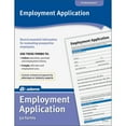 Adams Easy-to-Use Application for Employment Forms, 11.20 x 8.60 x 0.30 ...