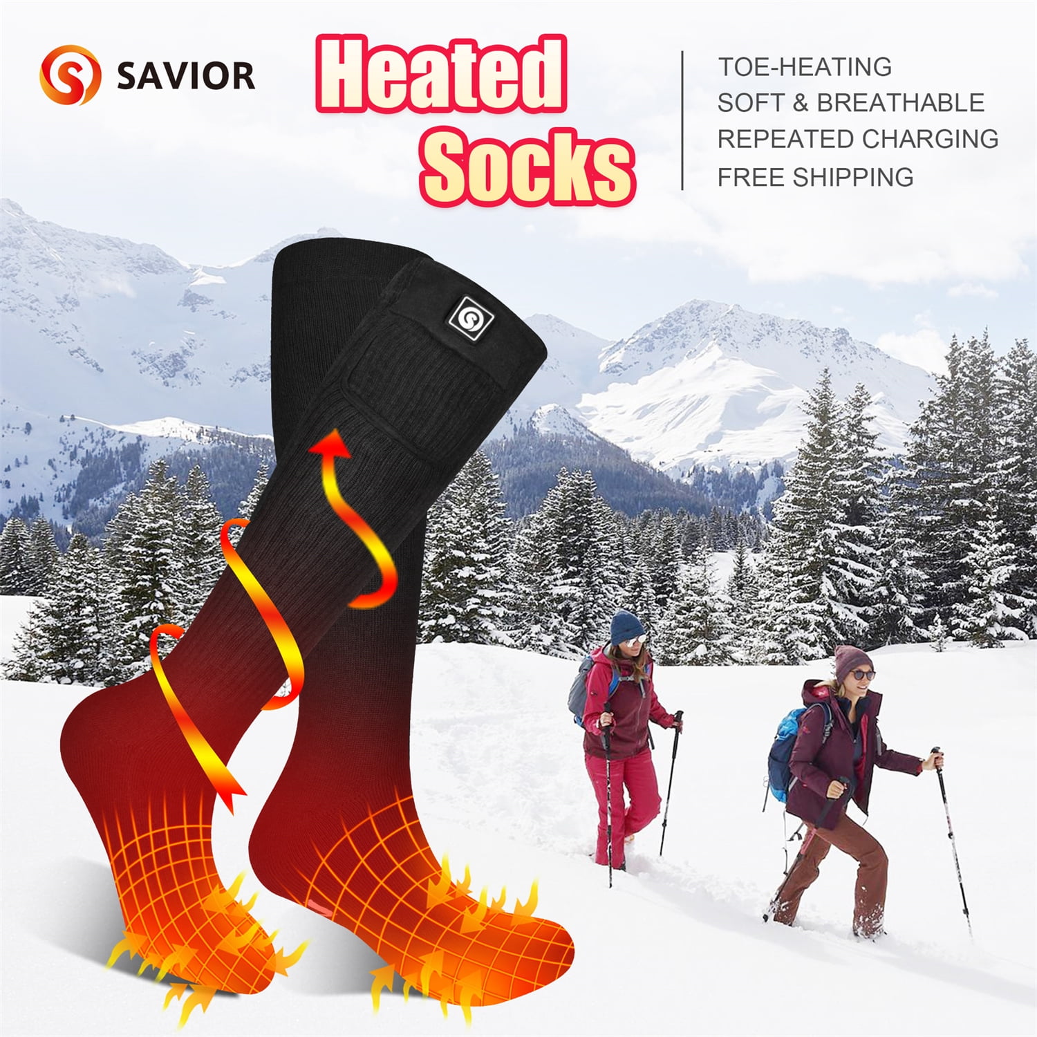 Click here for Savior Heat Heated Socks  Rechargeable Electric So... prices