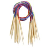 18 Pack Bamboo Knitting Set,Circular Wooden Knitting with - Walmart.com
