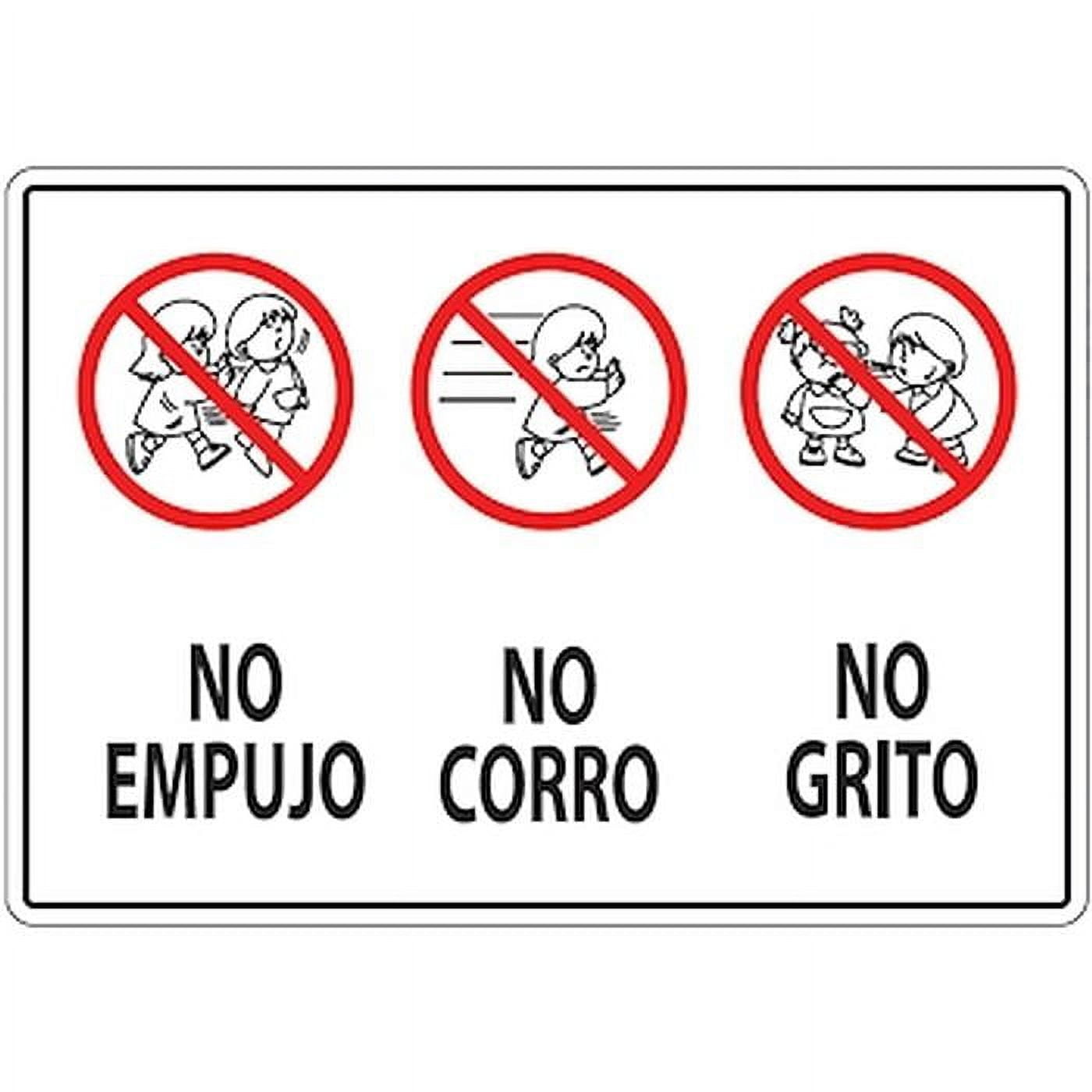 Rótulos Indicativos para Escuelas Señalamientos Prohibitivos 40x30 cm ...