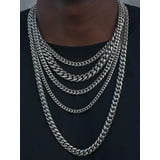 ChainsHouse Cuban Chain Necklace for Men,Chunky Curb Link Necklaces for ...