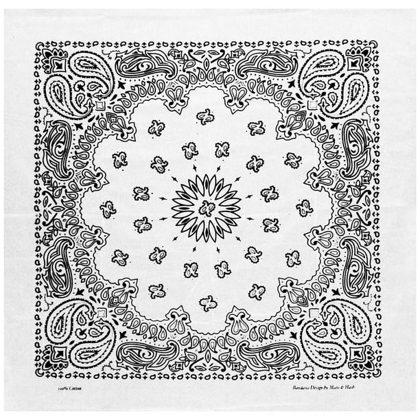 Mato & Hash® - Large Bandanas 27 x 27 | Versatile Biker Rags | Classic ...