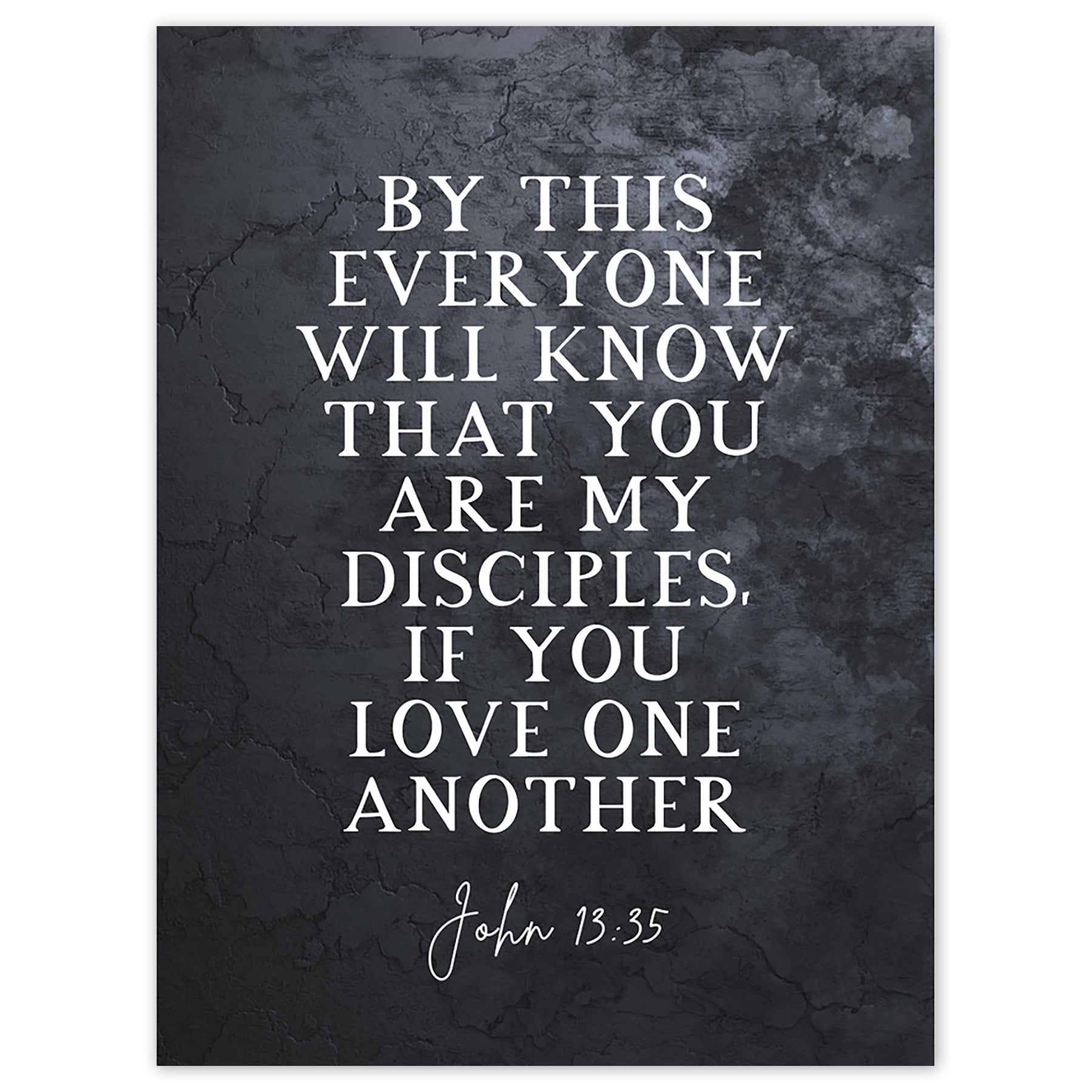 John 13:35 My disciples Love One Another Christian Bible Verse Quote ...