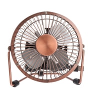 Chainplus 4 Inch Small USB Desk Fan, Mini Desktop Fan with Metal ...