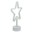 LED White Star Table Light - Night Light - 11.5H x 8W x 3.25D - Walmart.com