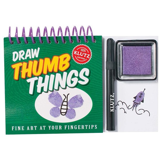 Draw Thumb Things: Fine Art at Your Fingertips [With Ink Pad and Marker ...