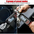VANPO Digital Torque Wrench 3/8 inch Drive 5-99.5 ft-lbs./6.8-135Nm, ±2 ...