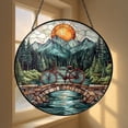 Bicycle Rider Window Hanging – Decorative Stained Glass Art - Walmart.com