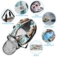 DIXRUYEE Otter Pattern Scale Duffel Bag With Ventilated Shoe Pocket ...