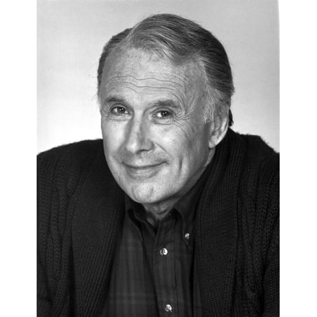 Richard Kiley Posed in Black Suit With White Background Photo Print (8 ...